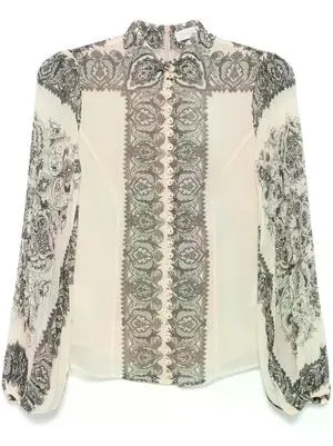 Zimmermann Sunray Pleated Blouse