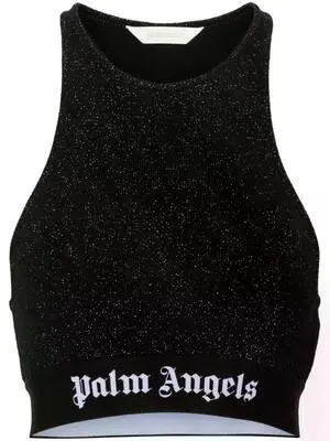 Palm Angels Lurex Crop Top