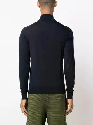 Paul & Shark Logo-patch Roll-neck Jumper