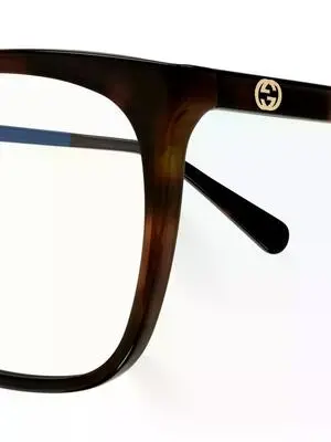 Gucci Rectangle-frame Glasses