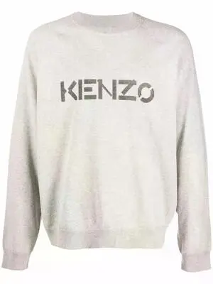 Kenzo Logo Print Crew Neck Jumper