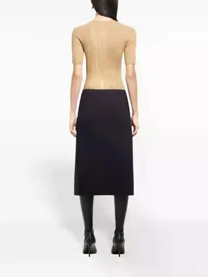 COURREGES Solar Ribbed Knit Sweater