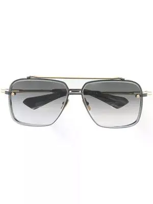 Dita Titanium Pilot Sunglasses - Black