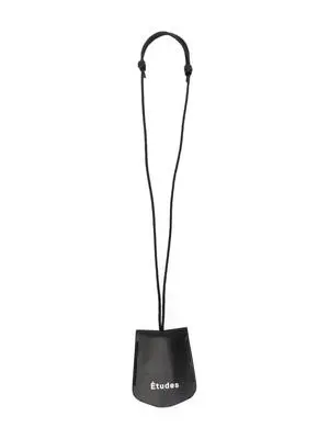 Études Studio Logo-print Leather Pouch - Black