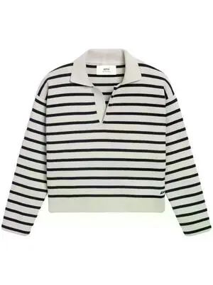 Ami Paris Embroidered Sweaters For Women