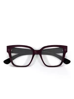 Gucci Square-Frame Glasses Red