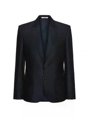 Valentino Garavani V-detail Single-breasted Blazer