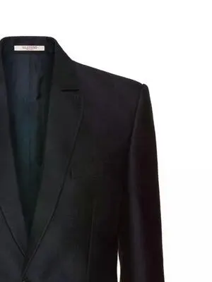 Valentino Garavani V-detail Single-breasted Blazer