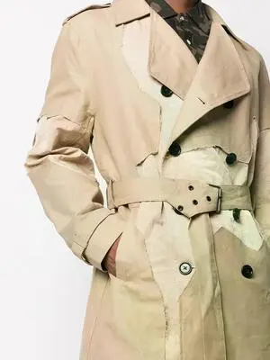 MOSTLY HEARD RARELY SEEN Two-tone Double-breasted Coat