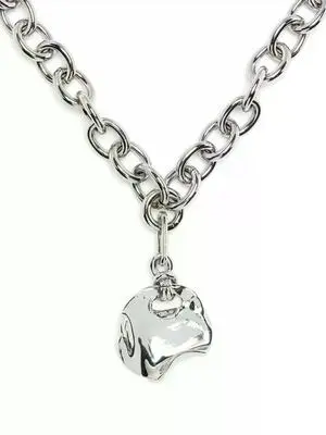 CAPSULE ELEVEN Desert Melted Coin Necklace - Silver