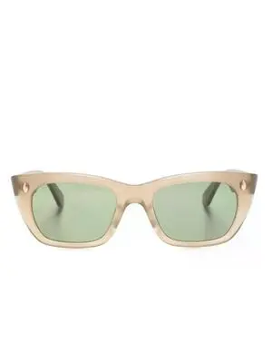 Garrett Leight Geometric Sunglasses - Neutrals