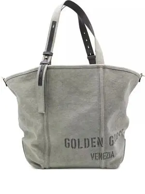 GOLDEN GOOSE Suede Tote Bag - Grey