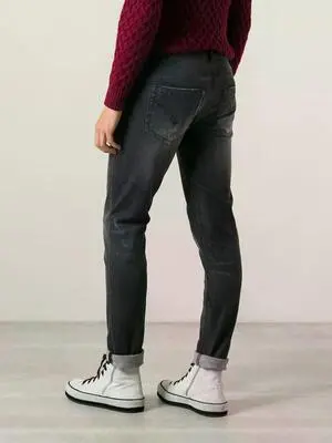 DONDUP Low-rise Skinny Jeans - Grey