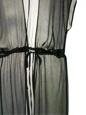 AMIR SLAMA Silk Long Shirt Dress