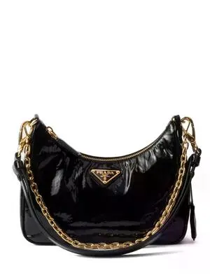 Prada Mini Re-edition Shoulder Bag - Black