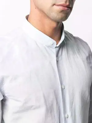 DELL'OGLIO Long-sleeve Collarless Shirt