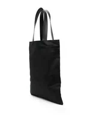 JIL SANDER Large Flat Shopper Tote Bag - Black
