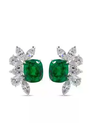 JUWELINA PARIS Sterling Roque Cuff Earrings - Silver