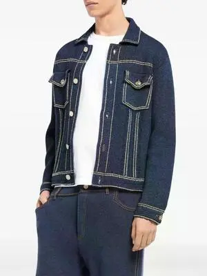 BARRIE Knitted Denim Jacket