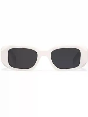 Prada Symbole Rectangle-frame Sunglasses - Grey