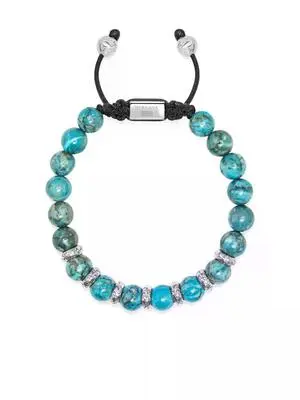 NIALAYA JEWELRY Beaded Bracelet - Silver