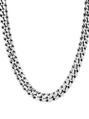 David Yurman Sterling Curb Chain Necklace - Silver