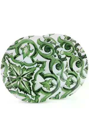 Dolce & Gabbana Porcelain Dinner Plates - Green