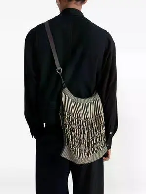 LEMAIRE Large Net Messenger Bag - Neutrals