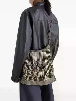 LEMAIRE Large Net Messenger Bag - Neutrals