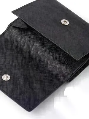 Prada Small Logo-plaque Leather Wallet