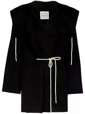 Toteme Tie Detailed Coats For Women