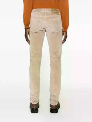Jacob Cohen Slim-cut Corduroy Trousers - Neutrals