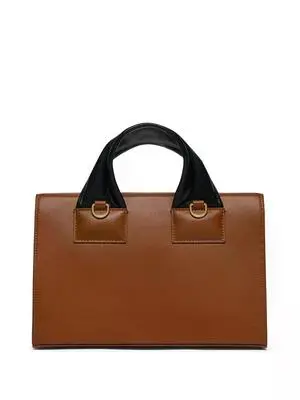 Nanushka Logo-stamp Tote Bag - Brown