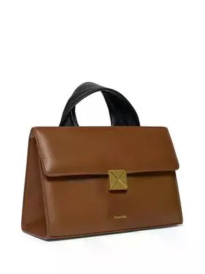 Nanushka Logo-stamp Tote Bag - Brown