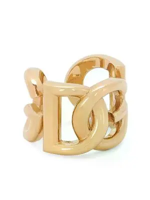 Dolce & Gabbana Logo-plaque Engraved Ring