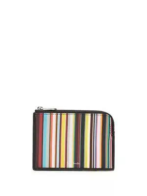Paul Smith Signature Stripe Wallet - Black
