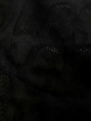 Versace Allover Jacquard Mesh Thong