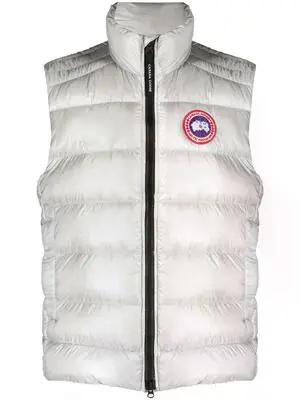 Canada Goose Crofton Logo-patch Padded Gilet - Silver
