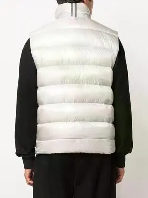 Canada Goose Crofton Logo-patch Padded Gilet - Silver