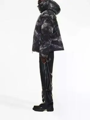 Off-White Logo-jacquard Puffer Jacket