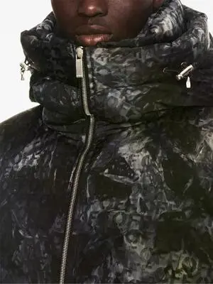 Off-White Logo-jacquard Puffer Jacket