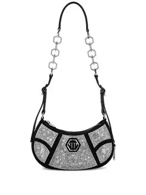 Philipp Plein Silver Tone Shoulder Bags