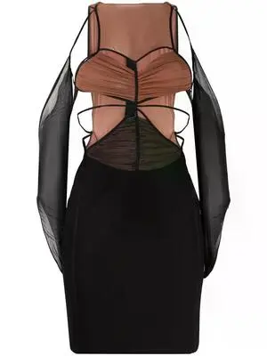 Nensi Dojaka Long Sleeve Cocktail Dresses
