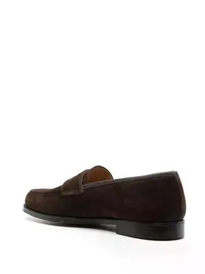 Crockett & Jones Boston 30mm Suede Loafers