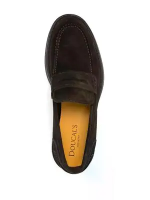DOUCAL'S Suede Loafers - Brown