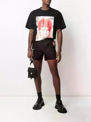 Raf Simons Patch-detail Slip-on Swim Shorts