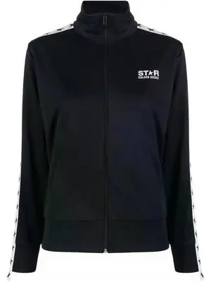 GOLDEN GOOSE Star Detail Zip-up Sweatshirt