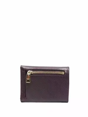 Dolce & Gabbana Logo Plaque Tri-fold Wallet - Red