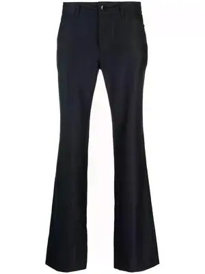 Etro Striped Wool Trousers - Blue