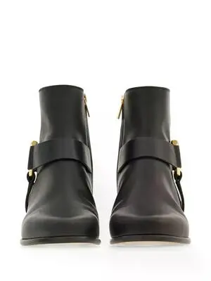 FERRAGAMO Gancini Biker Boots